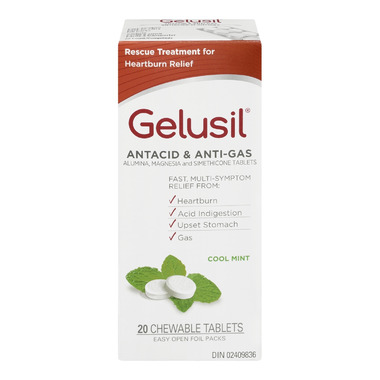 Buy Gelusil Antacid & Anti-Gas Chewable Tablets at Well.ca | Free ...