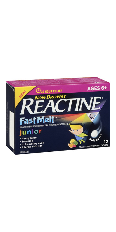 Buy Reactine Allergy Junior Fast Melt Tablets at Well.ca | Free ...