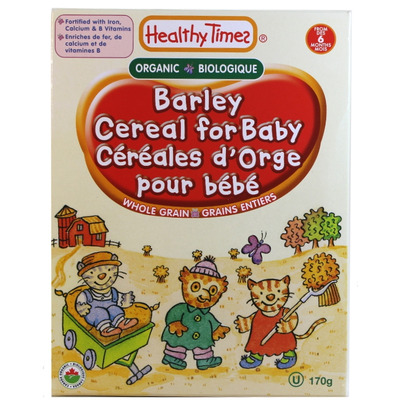 Buy Healthy Times Organic Barley Cereal For Baby 170 g Online in Canada ...