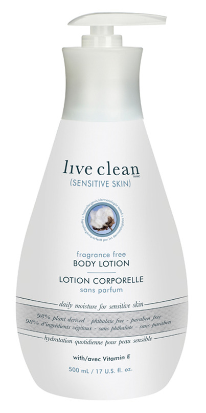 Buy Live Clean Sensitive Skin Fragrance Free Body Lotion at Well.ca ...