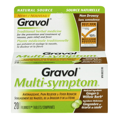 Buy Gravol Natural Source Multi-Symptom Tablets at Well.ca | Free ...