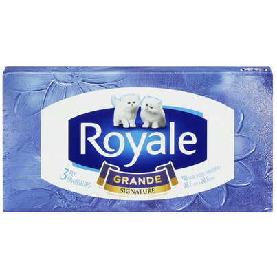 Buy Royale Grande Signature 3-Ply Facial Tissues 1 Box of 50 Tissues ...