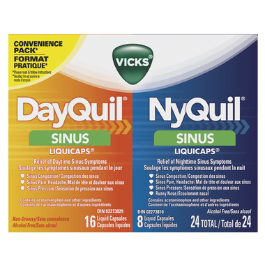 Buy Vicks Dayquil Nyquil Sinus Combo Liquicaps at Well.ca | Free ...