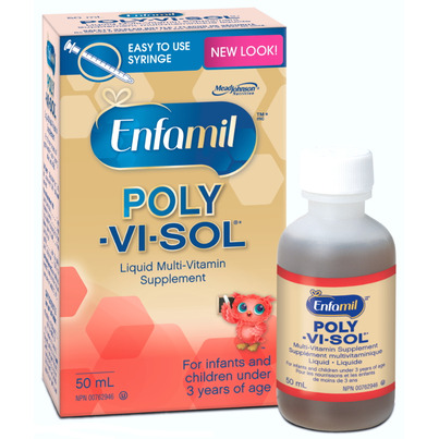 Buy Enfamil Poly-Vi-Sol Liquid Multi-Vitamin Supplement 50 mL Online in ...
