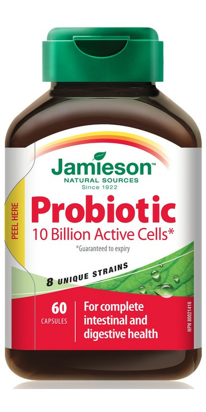 Buy Jamieson Probiotic with 10 Billion Active Cells 60 Capsules Online ...