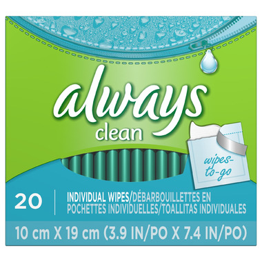 Buy Always Clean Wipes-To-Go at Well.ca | Free Shipping $35+ in Canada