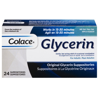 Buy Colace Original Glycerin Suppositories at Well.ca | Free Shipping ...