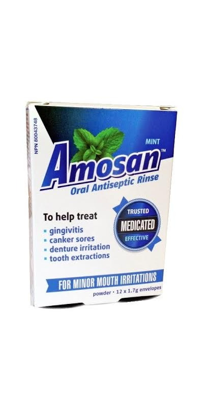 Buy Amosan Oral Antiseptic Rinse Mint at Well.ca | Free Shipping $35 ...