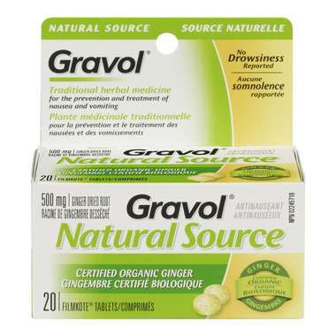 Buy Gravol Natural Source Ginger Tablets at Well.ca | Free Shipping $35 ...