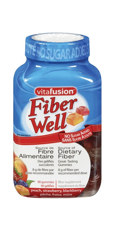 Buy VitaFusion Fiber Well Gummies at Well.ca | Free Shipping $35+ in Canada