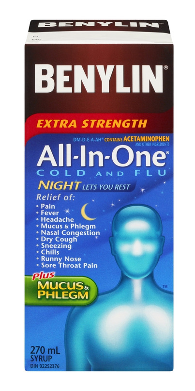 Buy Benylin All-In-One Extra Strength Cold & Flu Nightime Syrup at Well ...