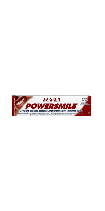 Buy Jason Powersmile All Natural Whitening Fluoride Free Toothpaste 170 ...