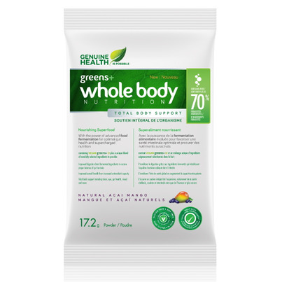 Buy Genuine Health Greens+ Whole Body Nutrition Packs Case of 10 x 17.2 ...