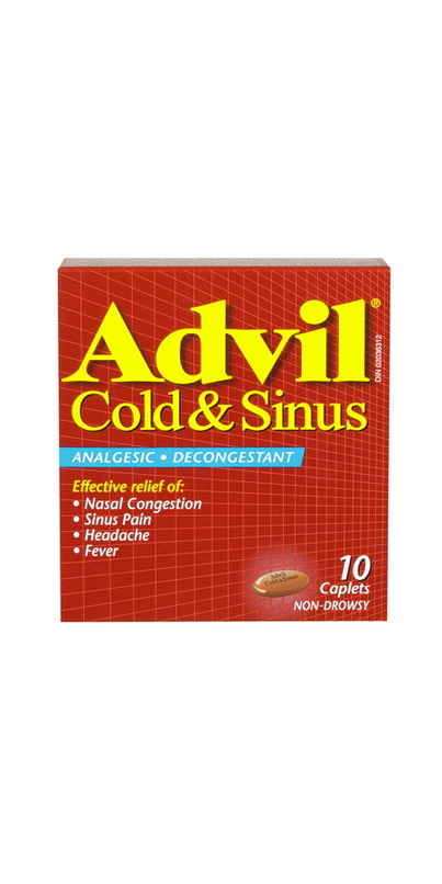 Buy Advil Cold & Sinus Caplets at Well.ca | Free Shipping $35+ in Canada