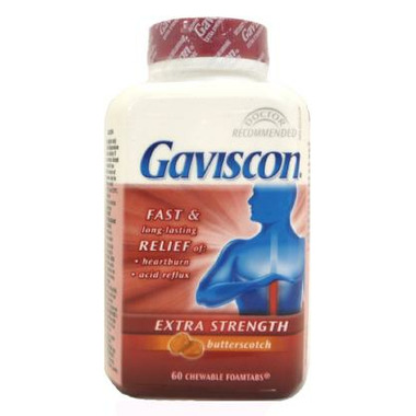 Buy Gaviscon Extra Strength Chewable Tablets Butterscotch at Well.ca ...