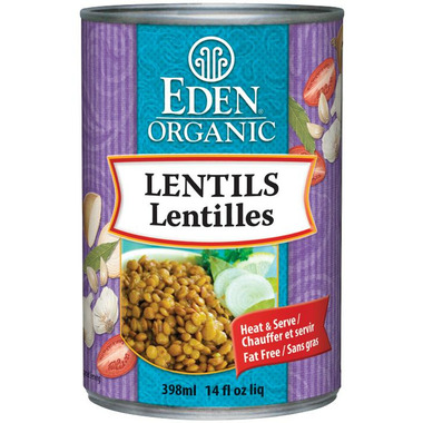 Buy Eden Organic Canned Lentils With Onion & Bay Leaf at Well.ca | Free ...