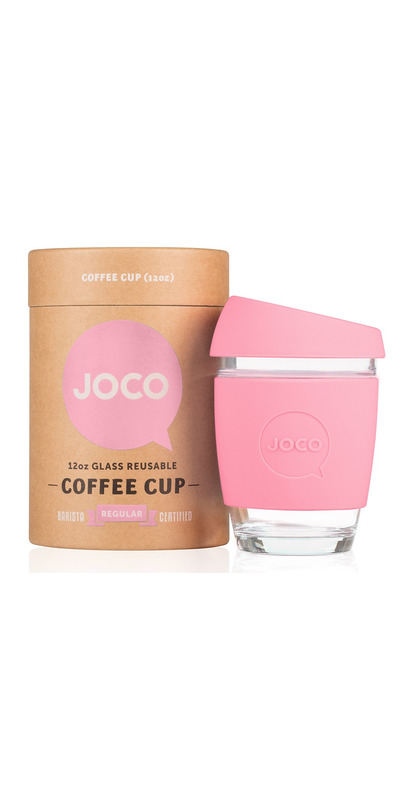 Buy JOCO Glass Reusable Coffee Cup in Strawberry Pink at Well.ca | Free ...