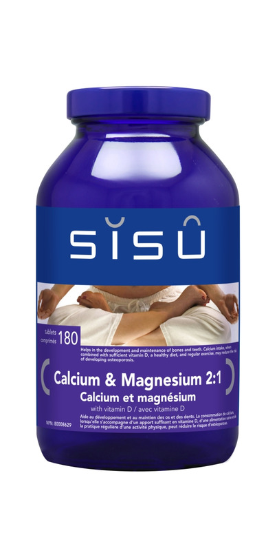 Buy SISU Calcium & Magnesium 2:1 180 Tablets Online in Canada | FREE ...
