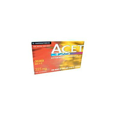 Buy ACET Acetaminophen Suppositories at Well.ca | Free Shipping $35+ in ...