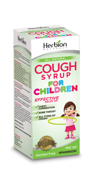 Buy Herbion Cough Syrup for Children 150 mL Online in Canada | FREE ...