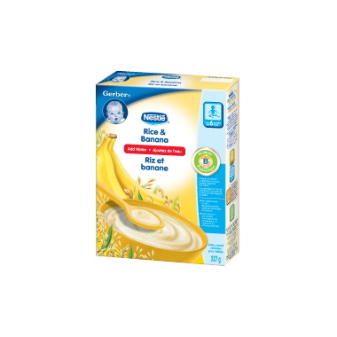 Buy Gerber Baby Cereal - Rice & Banana (Add Water) at Well.ca | Free ...