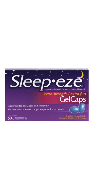 Buy Sleep-Eze Extra Strength at Well.ca | Free Shipping $35+ in Canada