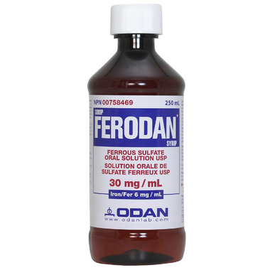 Buy Ferodan Syrup Ferrous Sulfate Oral Solution USP at Well.ca | Free ...