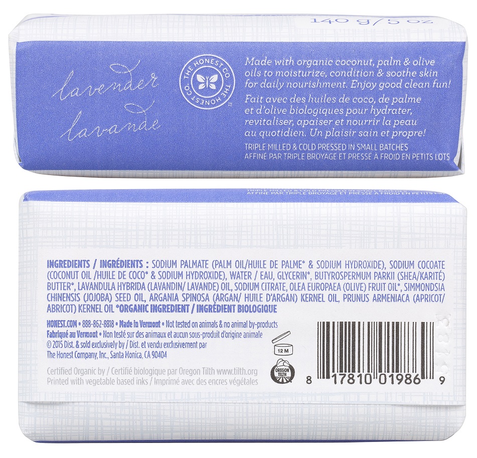 Buy The Honest Company Honest Bar Soap in Lavender Scent at Well.ca ...