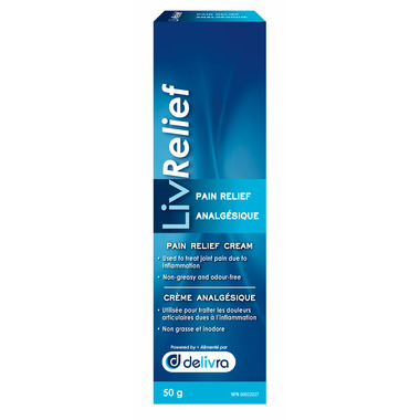 Buy LivRelief Pain Relief Cream at Well.ca | Free Shipping $35+ in Canada