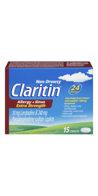 Buy Claritin Extra Strength Non-Drowsy Allergy & Sinus at Well.ca ...