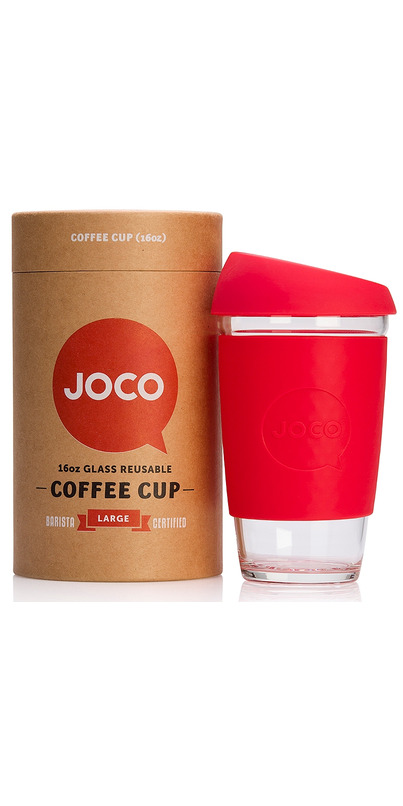 Buy JOCO Glass Reusable Coffee Cup in Red at Well.ca | Free Shipping ...