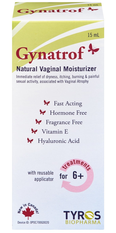 Buy Gynatrof Natural Vaginal Moisturizer at Well.ca | Free Shipping $35 ...